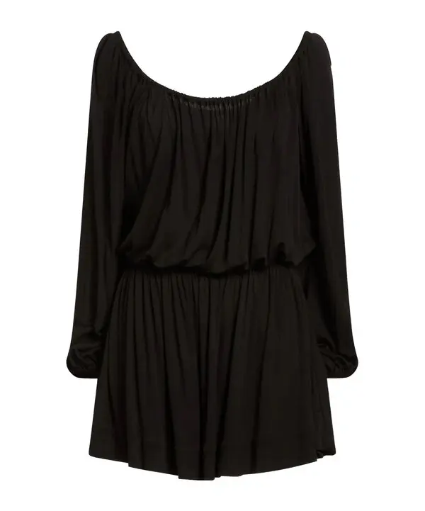 Saint Laurent Solid Color Dress