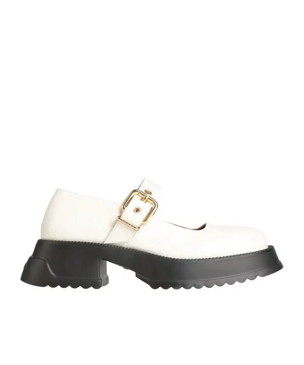 Marni Minimalist Leather Mary Janes