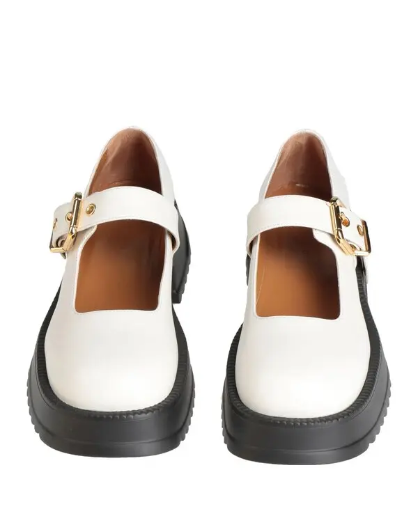 Marni Minimalist Leather Mary Janes