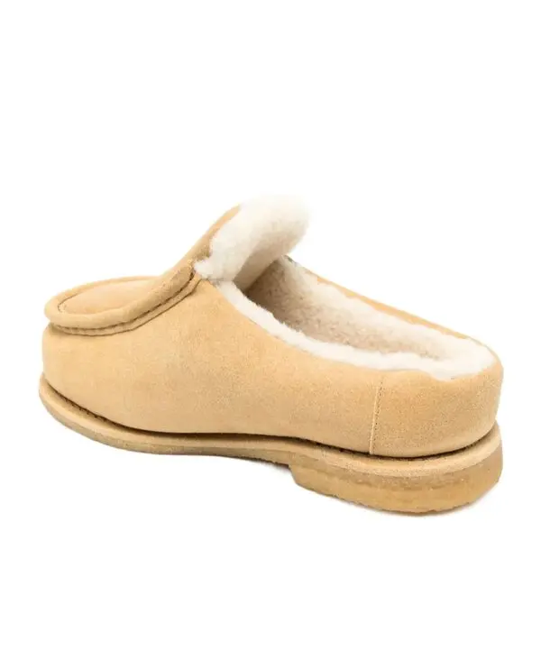 J.W.ANDERSON Suede Mules With Shearling Lining