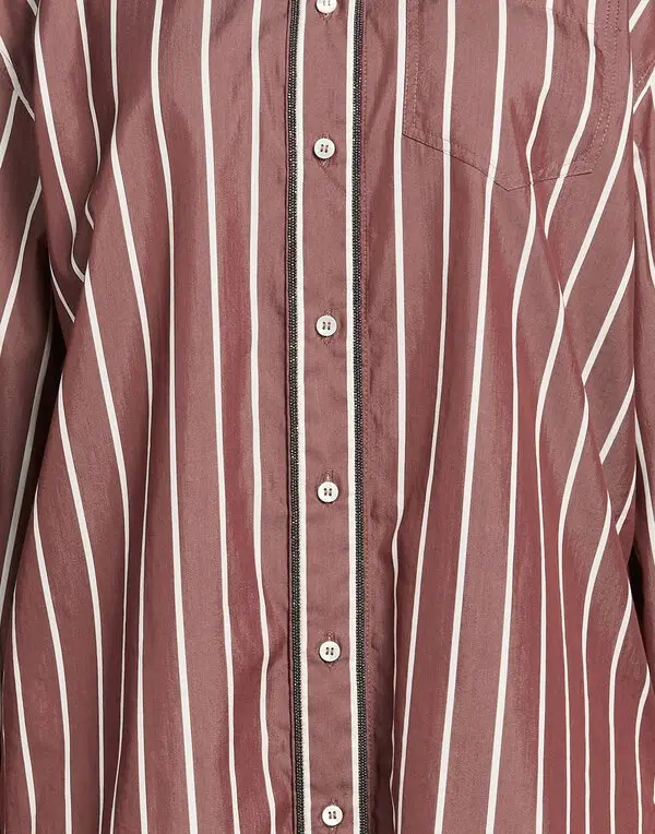 Brunello Cucinelli Striped Poplin Shirt
