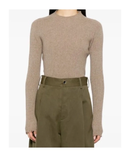 UMA WANG Long-sleeved Crew Neck Cashmere Sweater