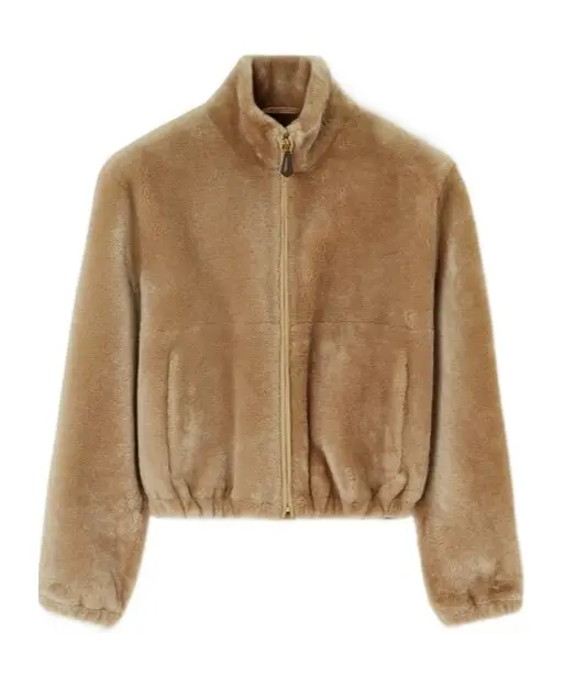 Loro Piana Bomber Jacket With Fur Trim