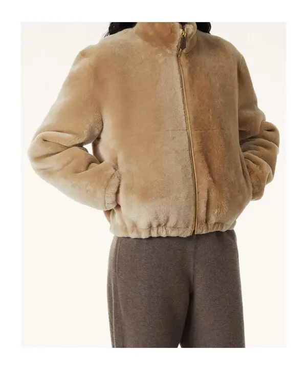 Loro Piana Bomber Jacket With Fur Trim