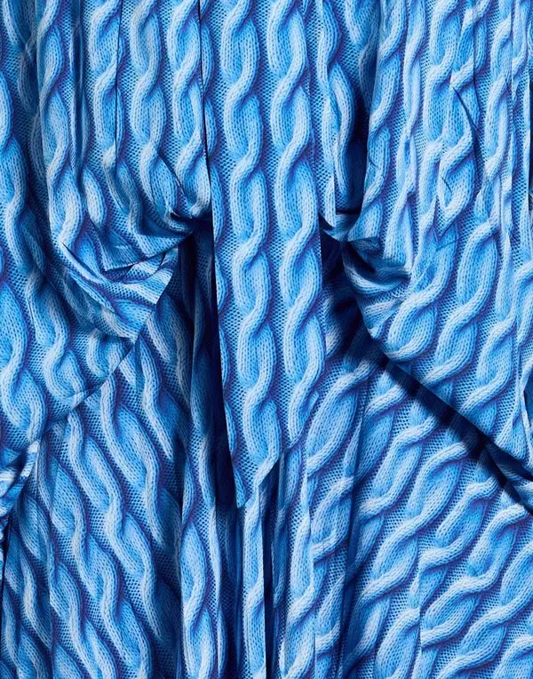 Balenciaga Printed Shirt Dress