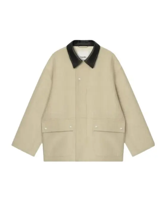 Nanushka Melesio Jacket With Contrast Collar