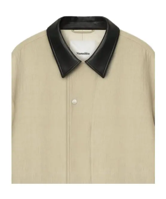 Nanushka Melesio Jacket With Contrast Collar
