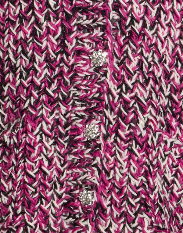 GANNI Colorful Thick Wool Knit Sweater