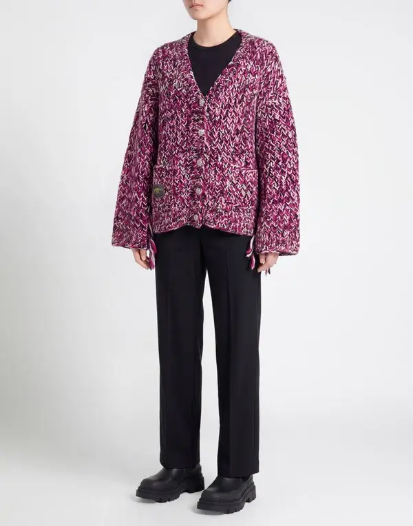 GANNI Colorful Thick Wool Knit Sweater