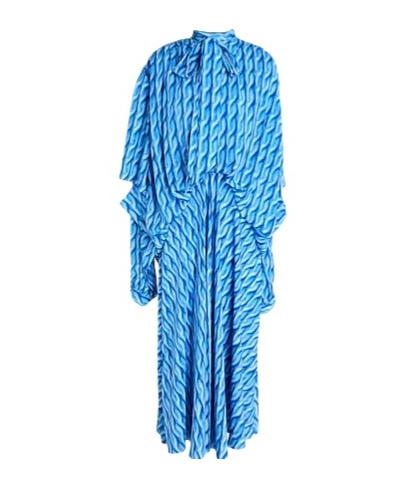 Balenciaga Printed Crepe Dress
