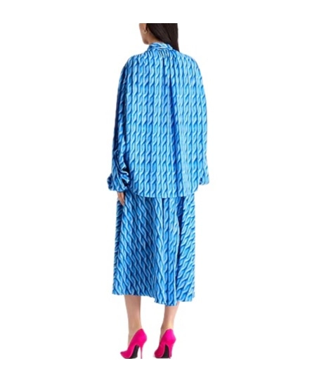 Balenciaga Printed Crepe Dress