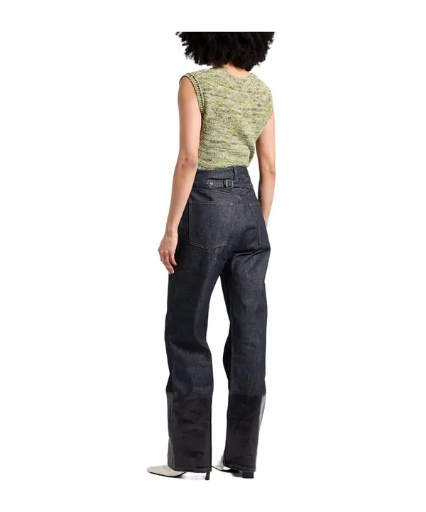 MAISON MARGIELA Straight-leg Rubberized Jeans
