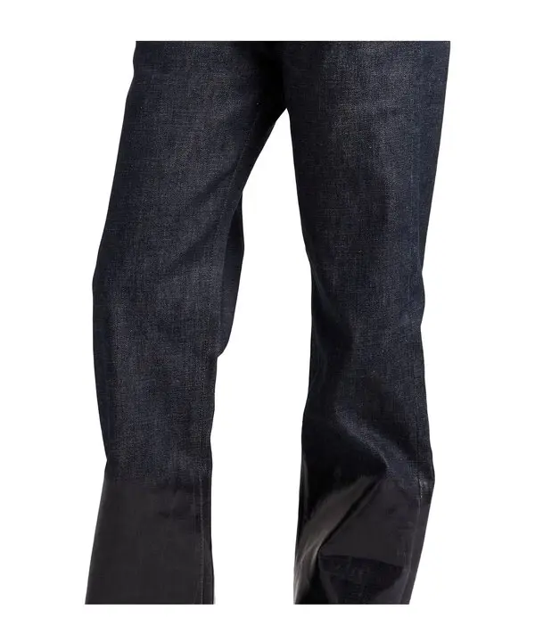 MAISON MARGIELA Straight-leg Rubberized Jeans