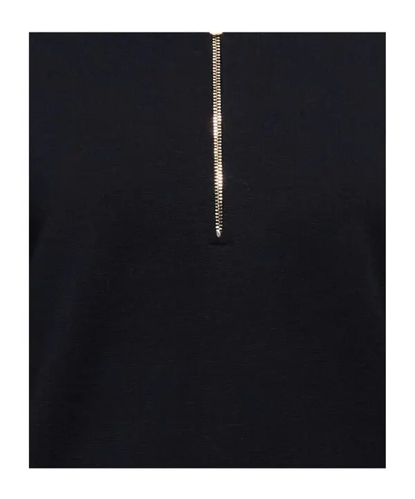 Max Mara Solid Lightweight Short Sleeve Knit Top