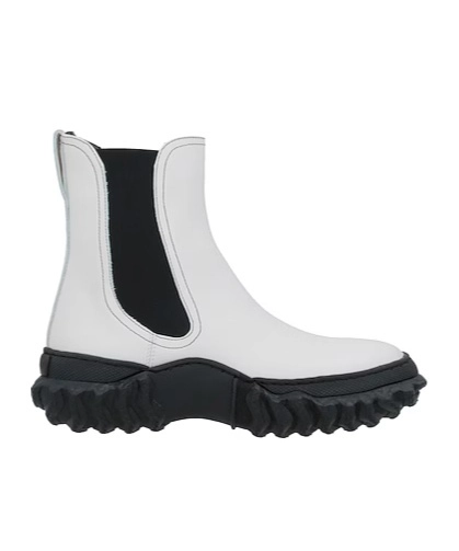 Marni Leather Ankle Boots With Wedge Heel