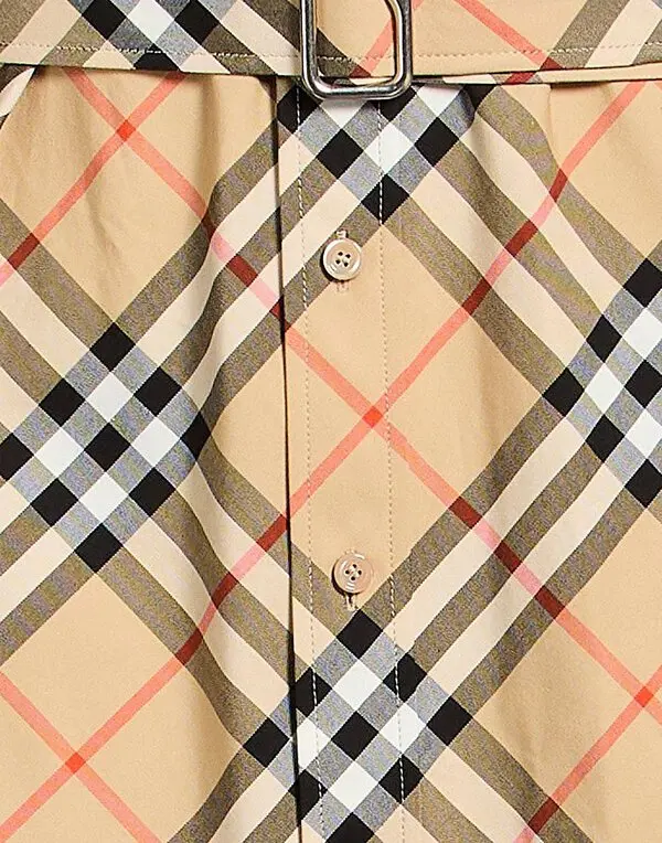 Burberry Printed Long-sleeve Shirt Dress