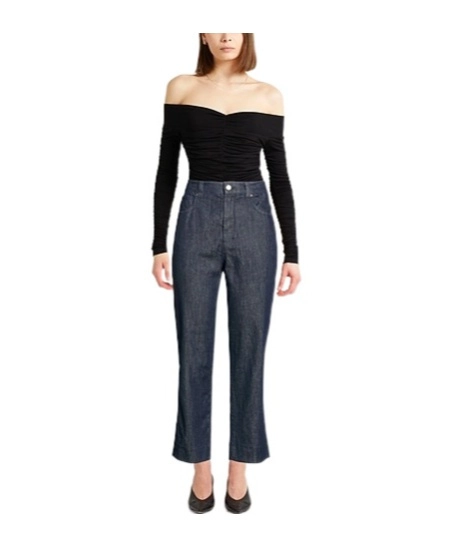 Max Mara Denim Straight-leg Pants