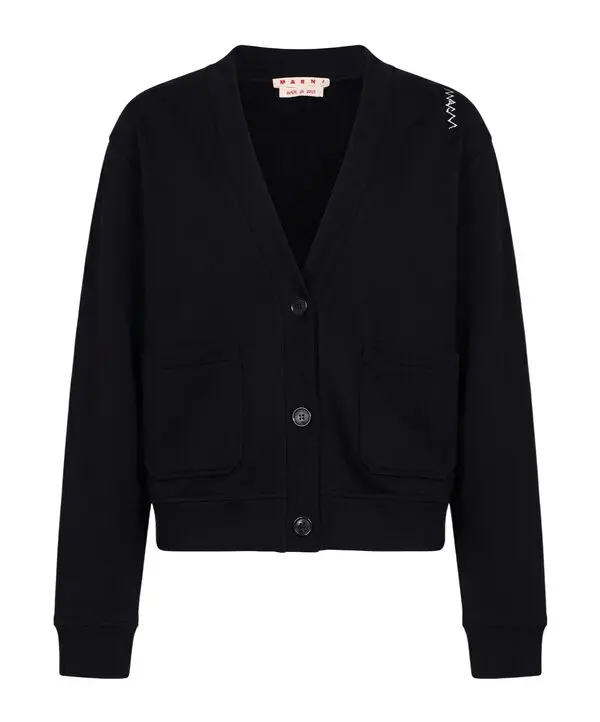 Marni Solid Color Long-sleeve Sweatshirt