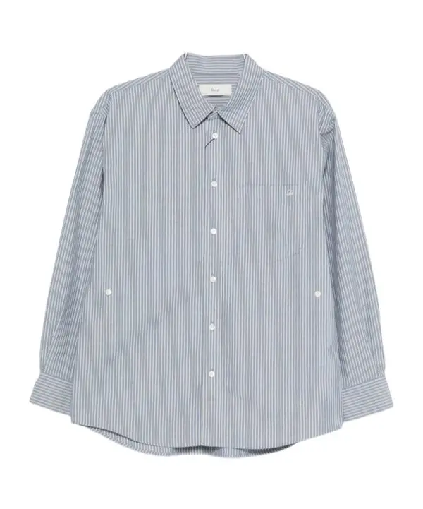 DUNST Striped Long Sleeve Shirt