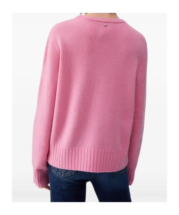 Liu Jo Crew Neck Ribbed Sweater