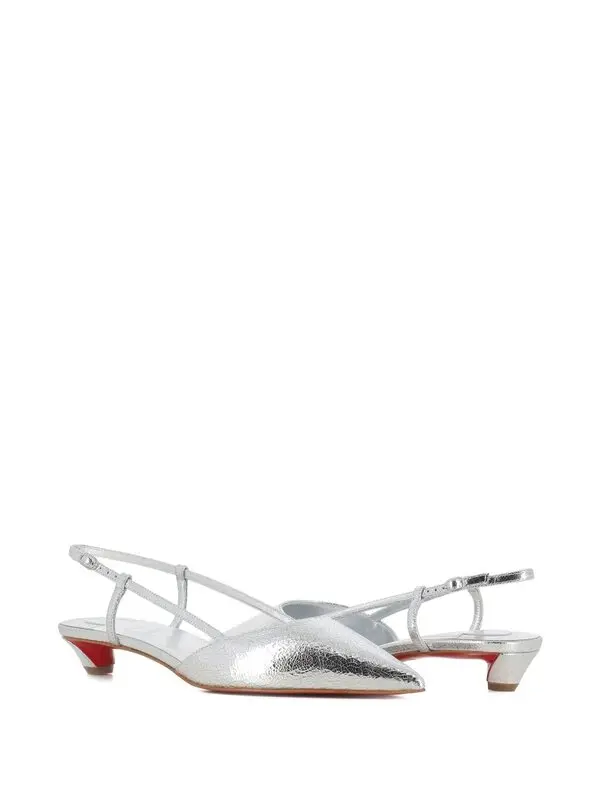CHRISTIAN LOUBOUTIN Miss Z Slingina Slingback Pointed-toe Pumps