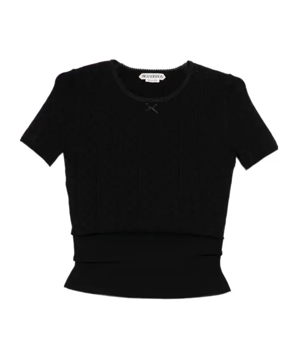 J.W.ANDERSON Pointelle Bow Top