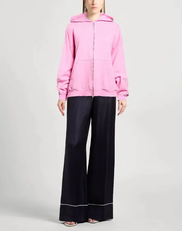 Balenciaga Full Zip Hoodie With Distressed Details