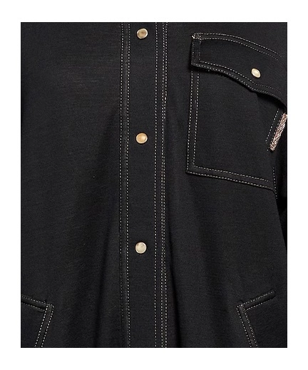 Brunello Cucinelli Denim Effect Turtleneck Shirt