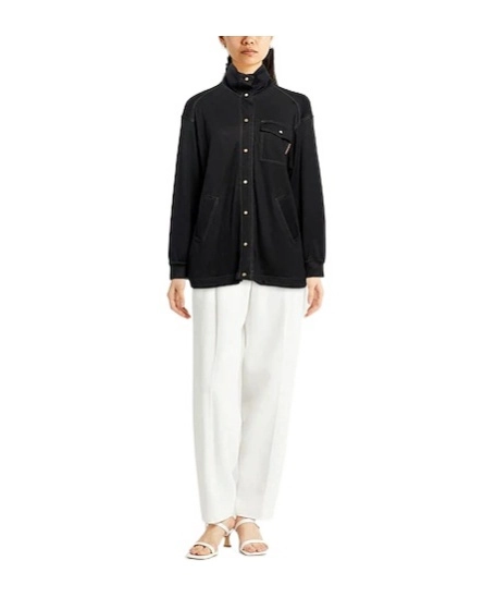 Brunello Cucinelli Denim Effect Turtleneck Shirt