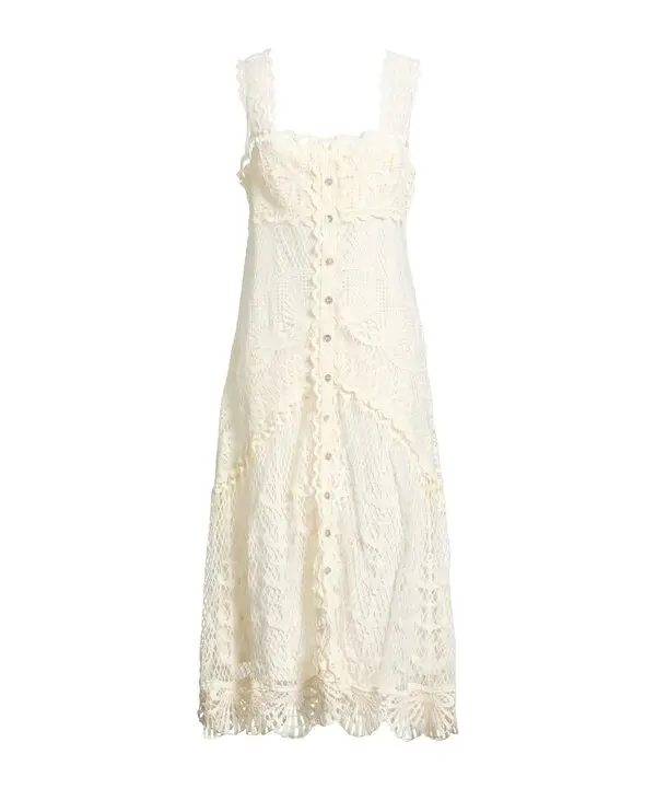 Farm Rio Midi Dresses - White