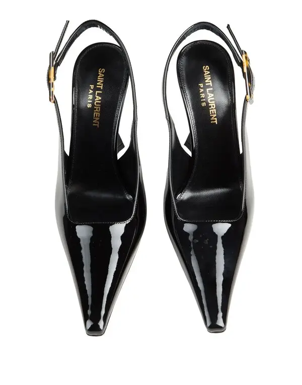 Saint Laurent Minimalist Patent Leather Stiletto