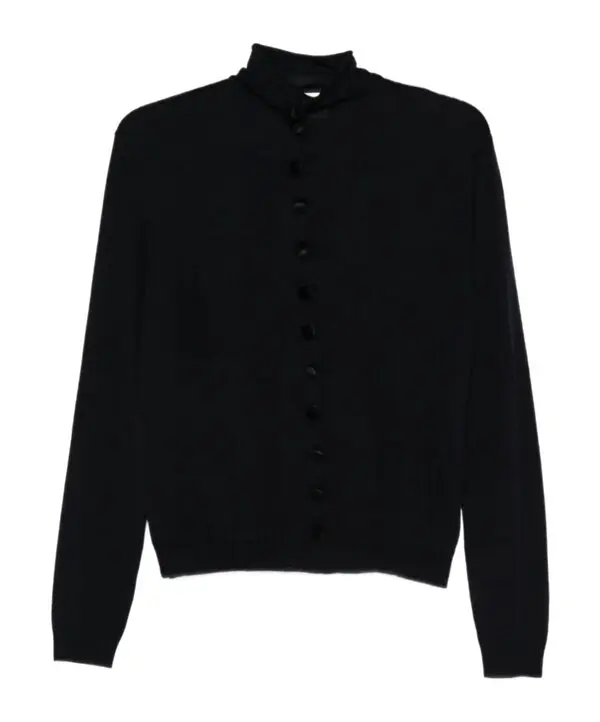 Khaite High-neck Buttoned Cardigan