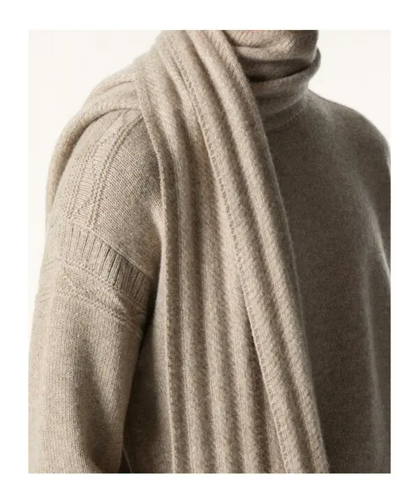 Loro Piana Barre Stripe Scarf - Beige