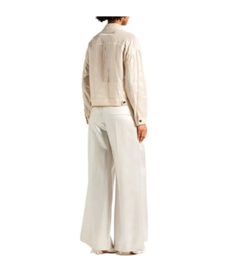 Brunello Cucinelli Metallic Long-sleeve Jacket
