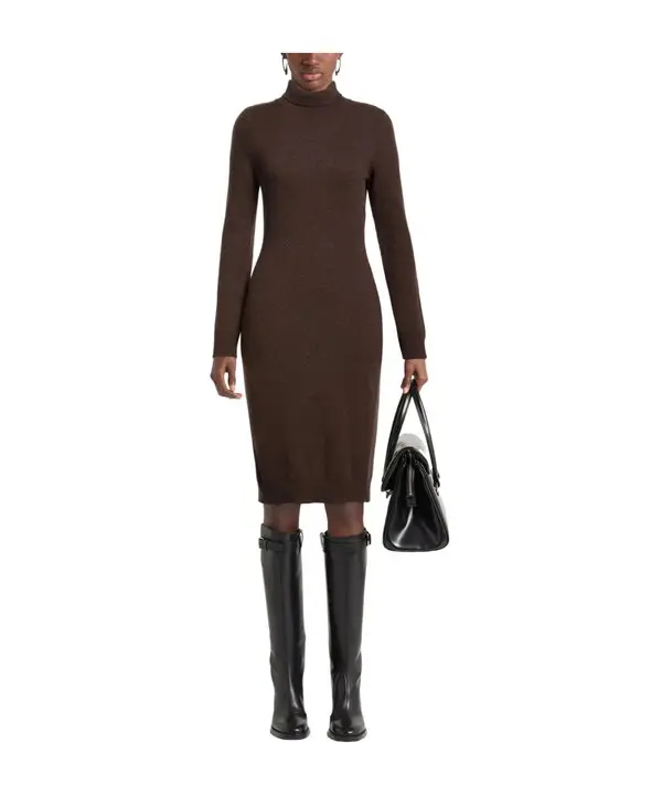 MAISON MARGIELA Fitted Knit High Neck Dress