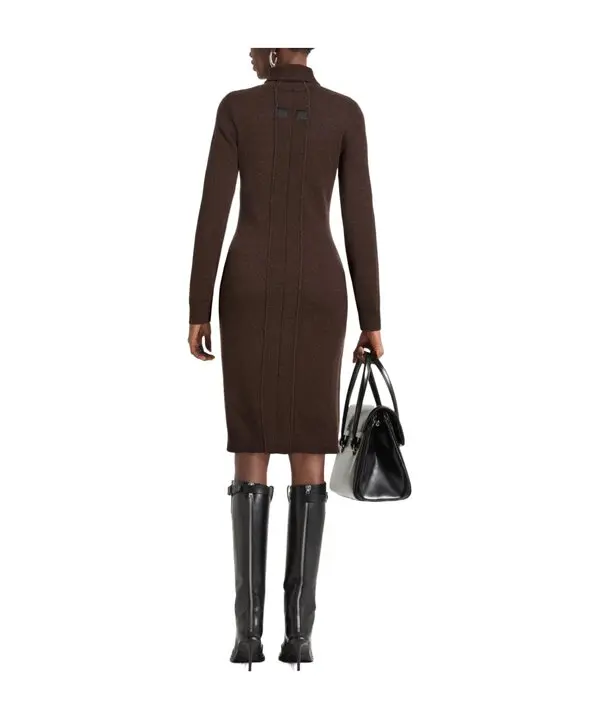 MAISON MARGIELA Fitted Knit High Neck Dress