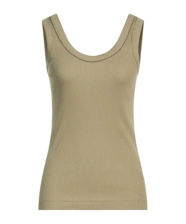 Brunello Cucinelli Solid-color Sleeveless Stretch Top