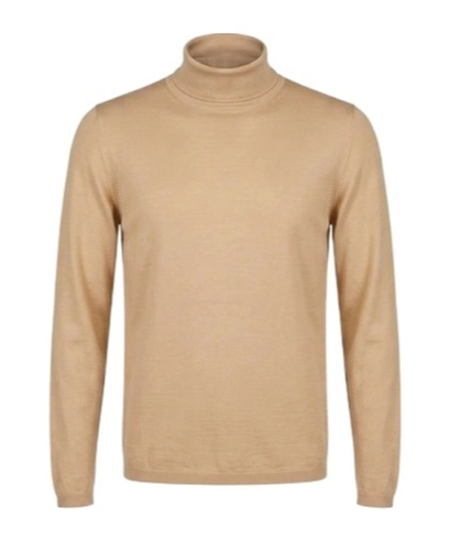 Max Mara High-neck Knitted Sweater - Beige