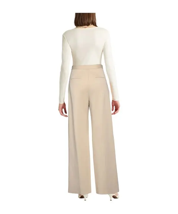 Max Mara Solid Color Wide-leg Trousers