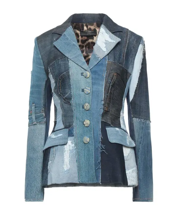 Dolce & Gabbana Paneled Denim Blazer