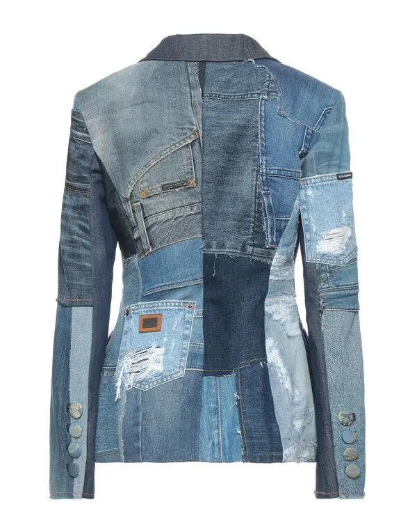 Dolce & Gabbana Paneled Denim Blazer