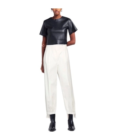 Max Mara Solid Color Fabric Pants
