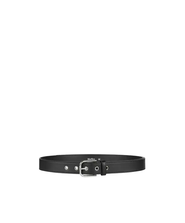 Max Mara Solid Color Thin Belts