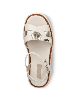 Liu Jo Leather Platform Sandals