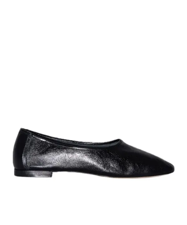 By Far Classic Minimalist Flat - Black