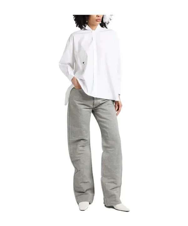 MAISON MARGIELA Solid Color Casual Trousers