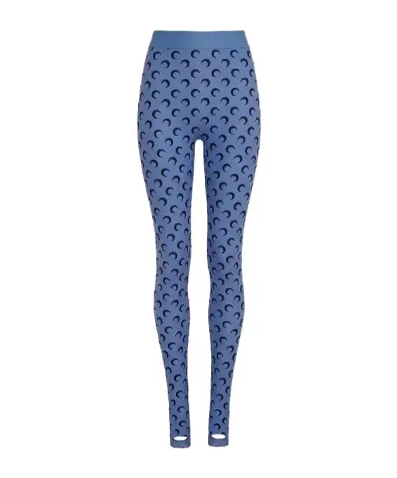 MARINE SERRE Moon-print Jersey Leggings