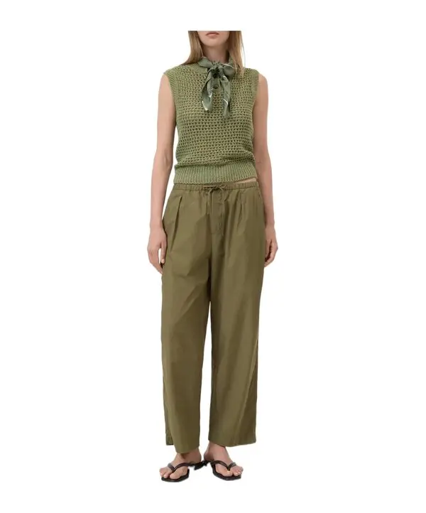 Closed Romilla Drawstring Trousers - Green