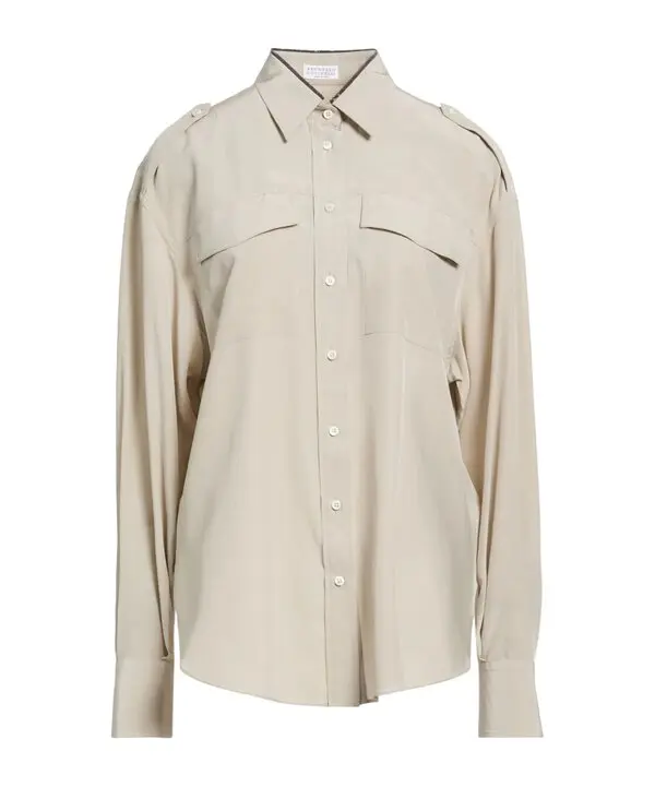 Brunello Cucinelli Silk Shirts Blouses