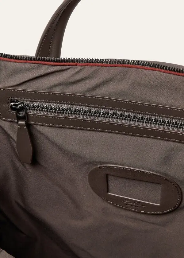 Loro Piana Medium Wind Duffle Bag - Clay/agate